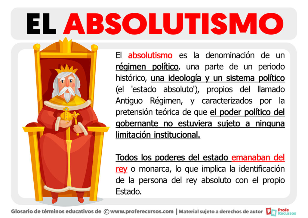 Qué es el Absolutismo | Definición de Absolutismo