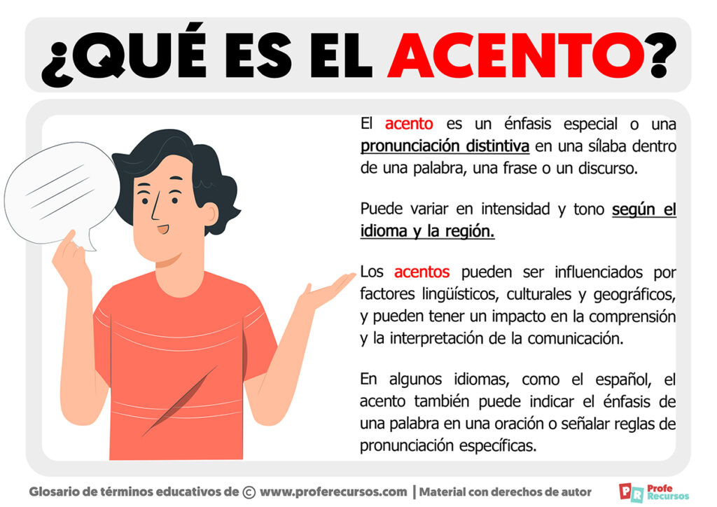 Qué es el Acento | Definición de Acento