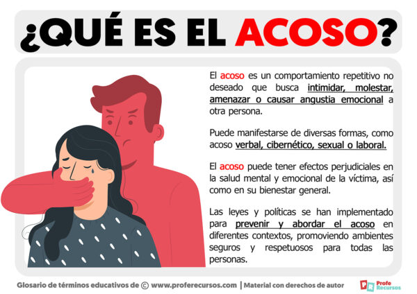 Qué es el Acoso | Definición de Acoso