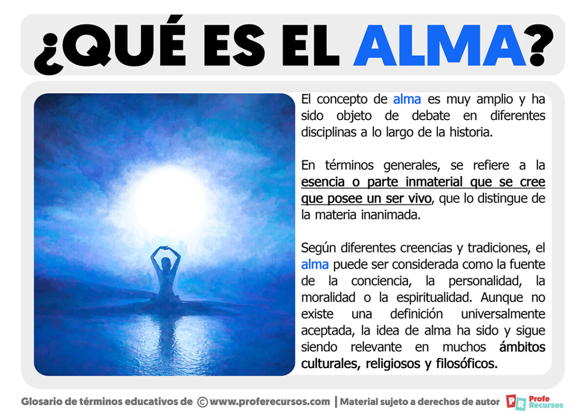 Qué es el Alma | Definición de Alma Qué es el Alma | Definición de Alma