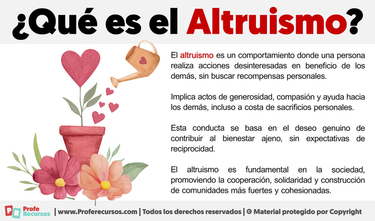 Qué es el Altruismo | Definición de Altruismo