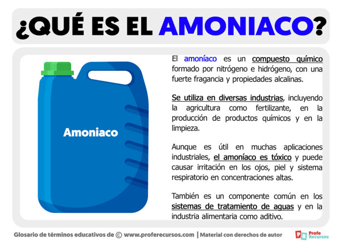 Qué es el Amoniaco | Definición de Amoniaco