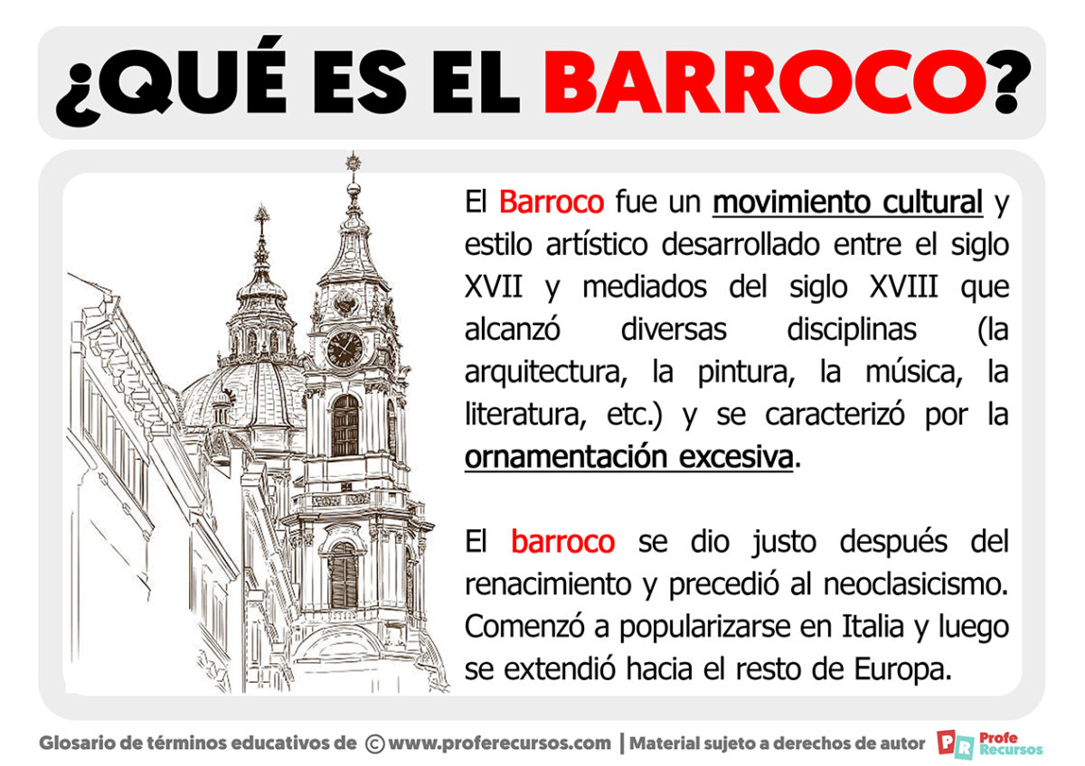 Qué es el Barroco | Definición de Barroco