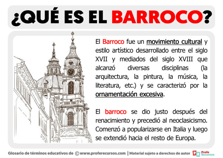 Qué Es El Barroco Definición De Barroco