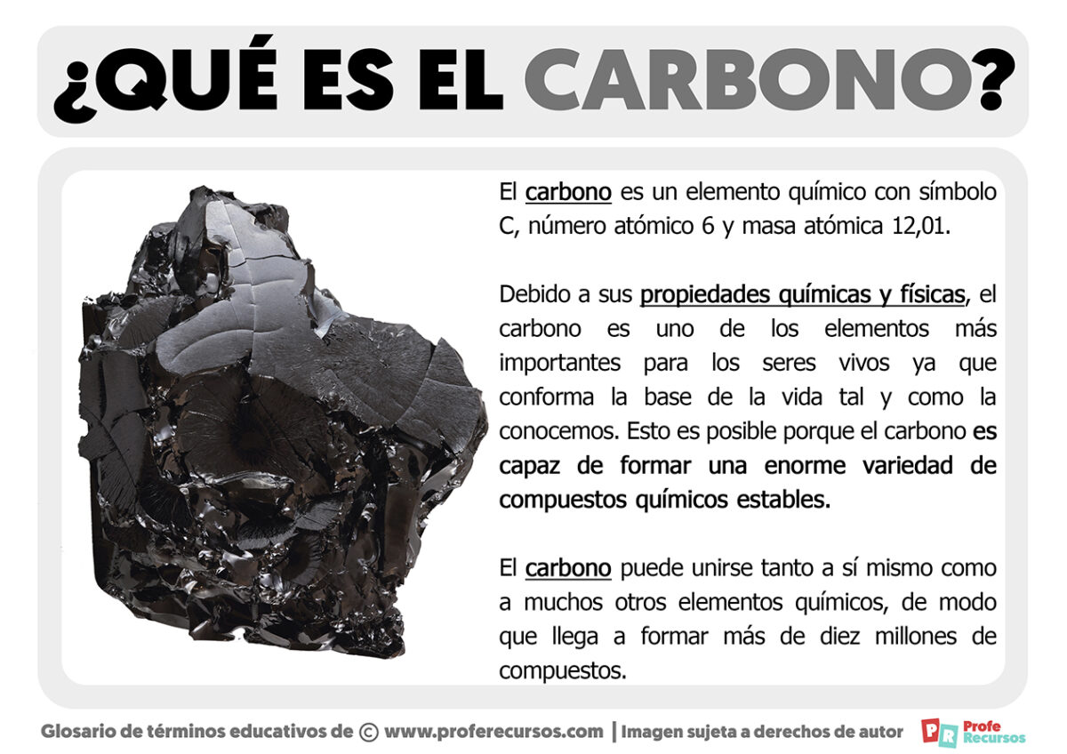 Qué es el Carbono | Definición Qué es el Carbono | Definición