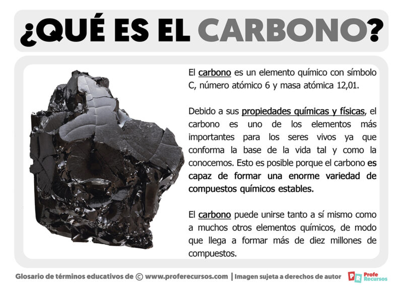 Qué es el Carbono | Definición