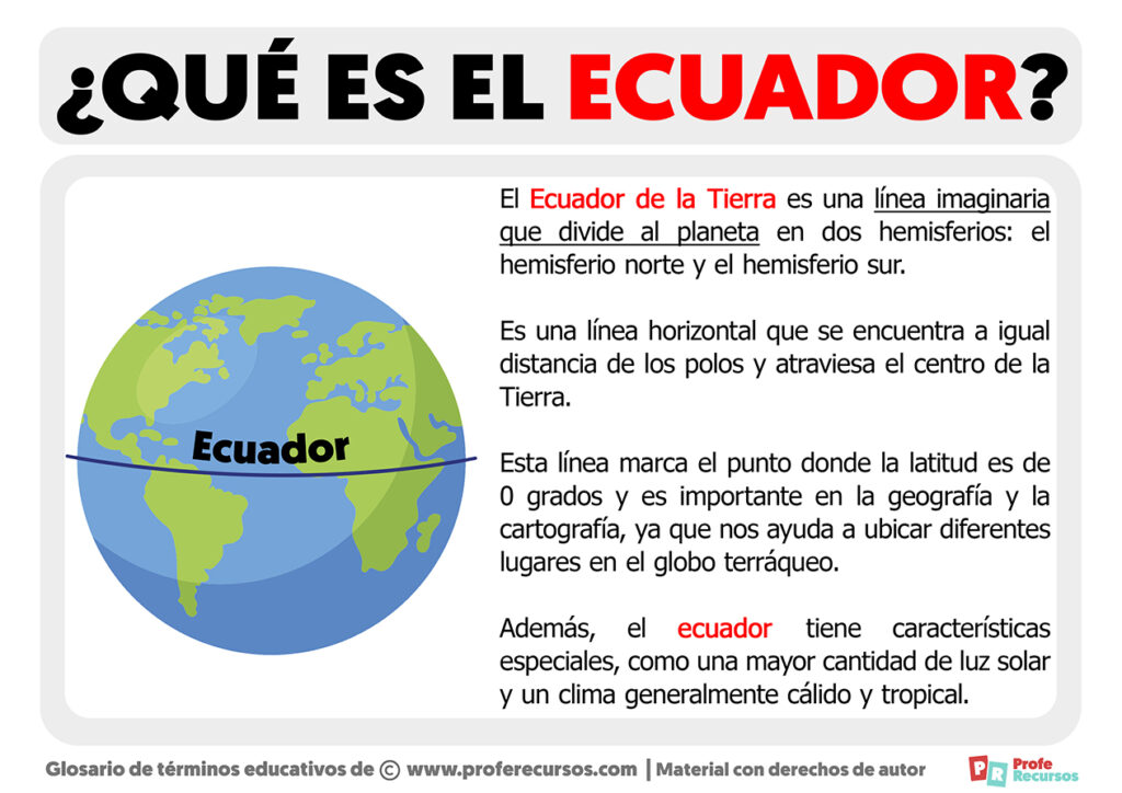 Qué es el Ecuador