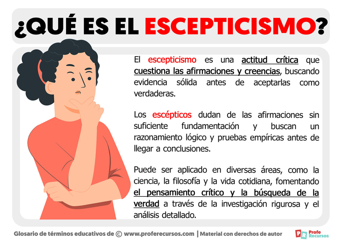 Qué es el Escepticismo | Definición de Escepticismo