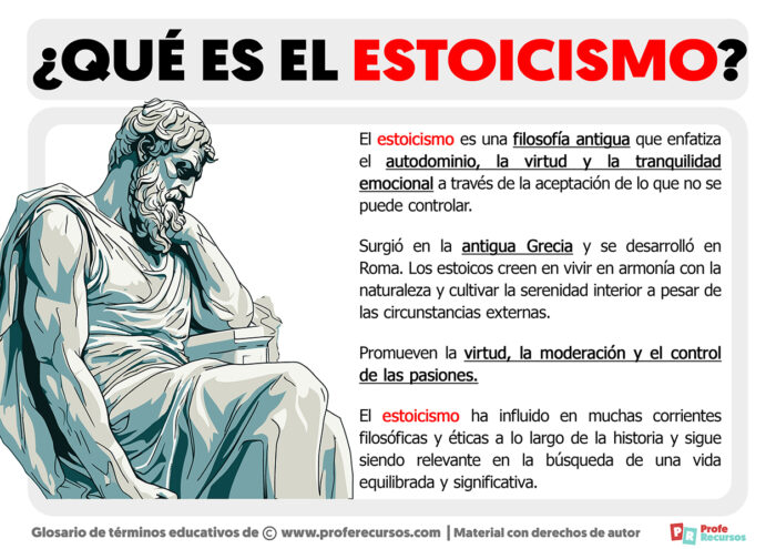 Qué es el Estoicismo | Definición de Estoicismo