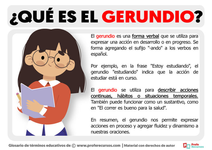 Qué es el Gerundio | Definición de Gerundio