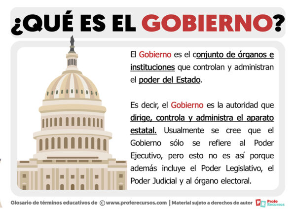 Qué es el Gobierno | Definición de Gobierno Qué es el Gobierno | Definición de Gobierno