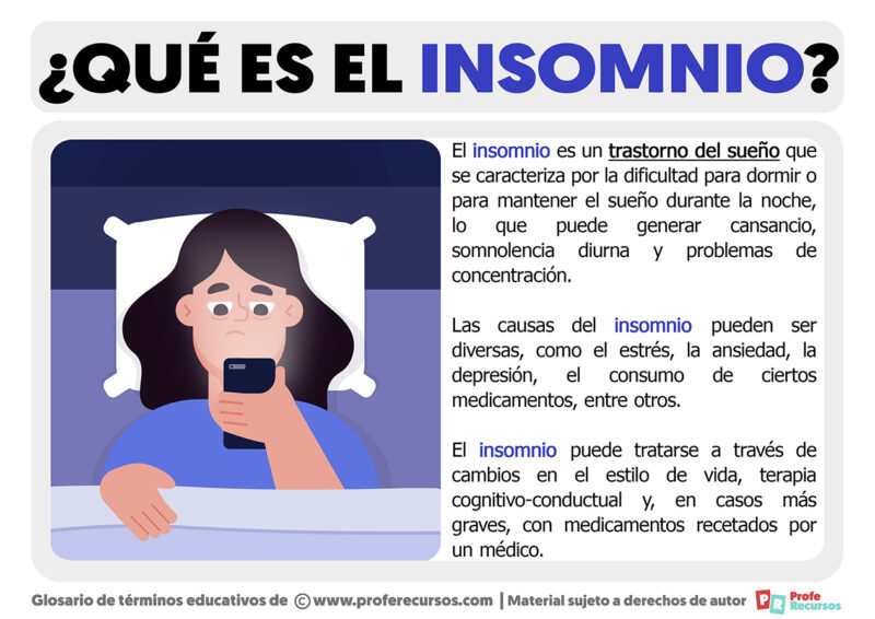 Qué es el Insomnio | Definición de Insomnio