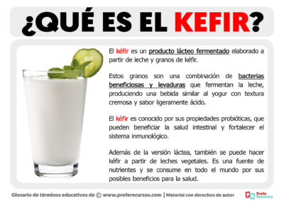 Qué es el Kefir | Definición de Kefir