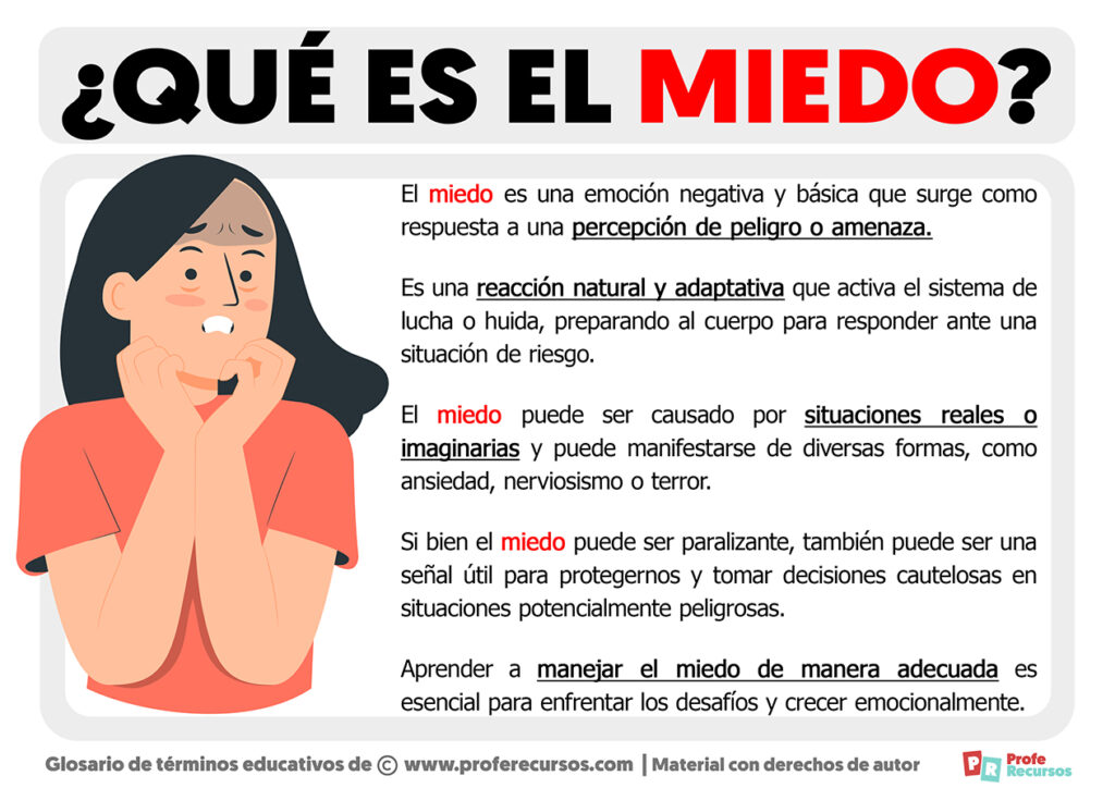 Qué es el Miedo | Definición de Miedo Qué es el Miedo | Definición de Miedo