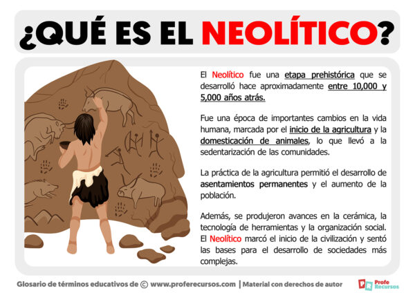 Qué es el Neolítico | Definición de Neolítico