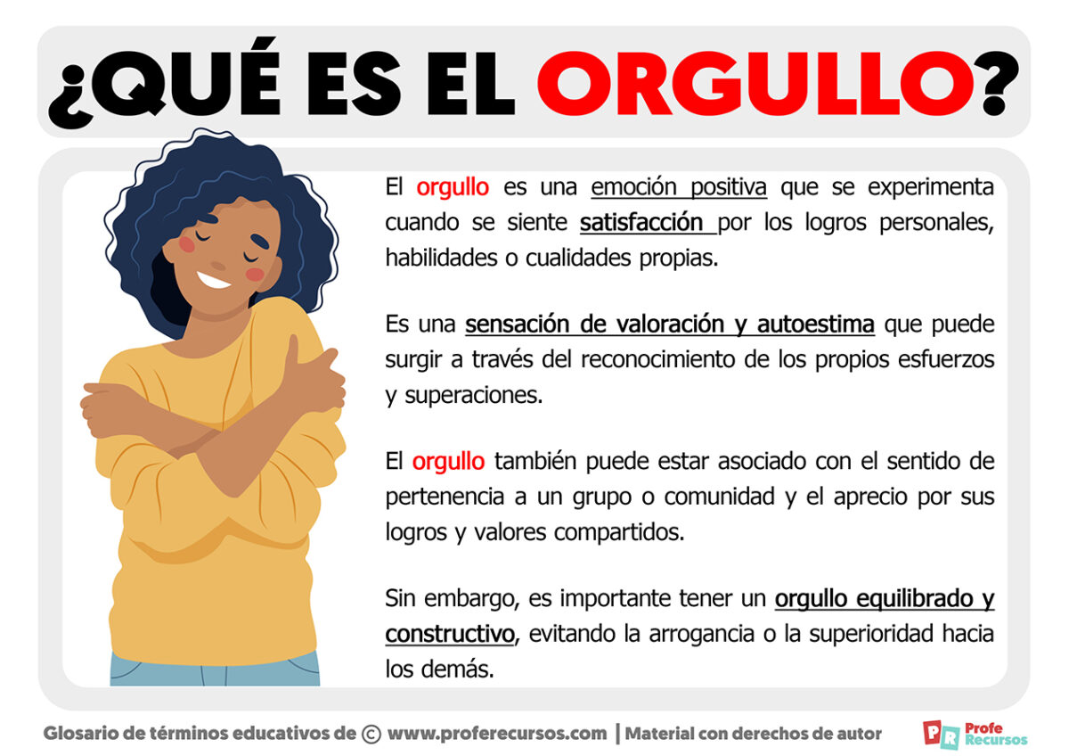 Qué es el Orgullo | Definición de Orgullo