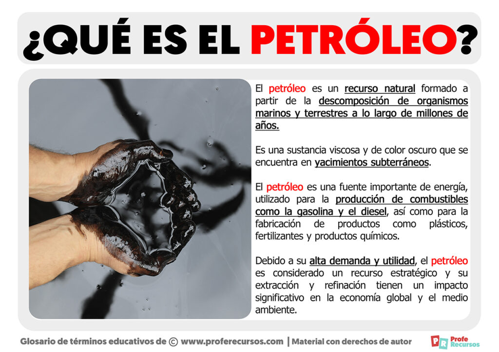 Qué es el Petróleo | Definición de Petróleo