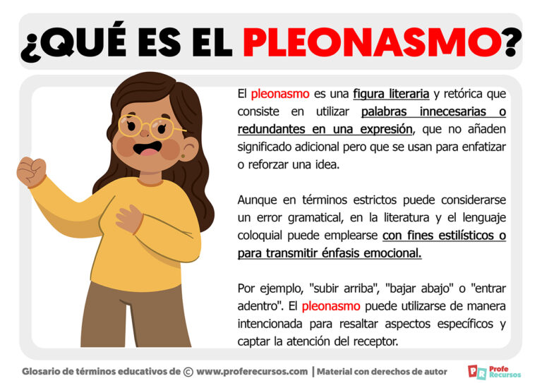 Qué es el Pleonasmo