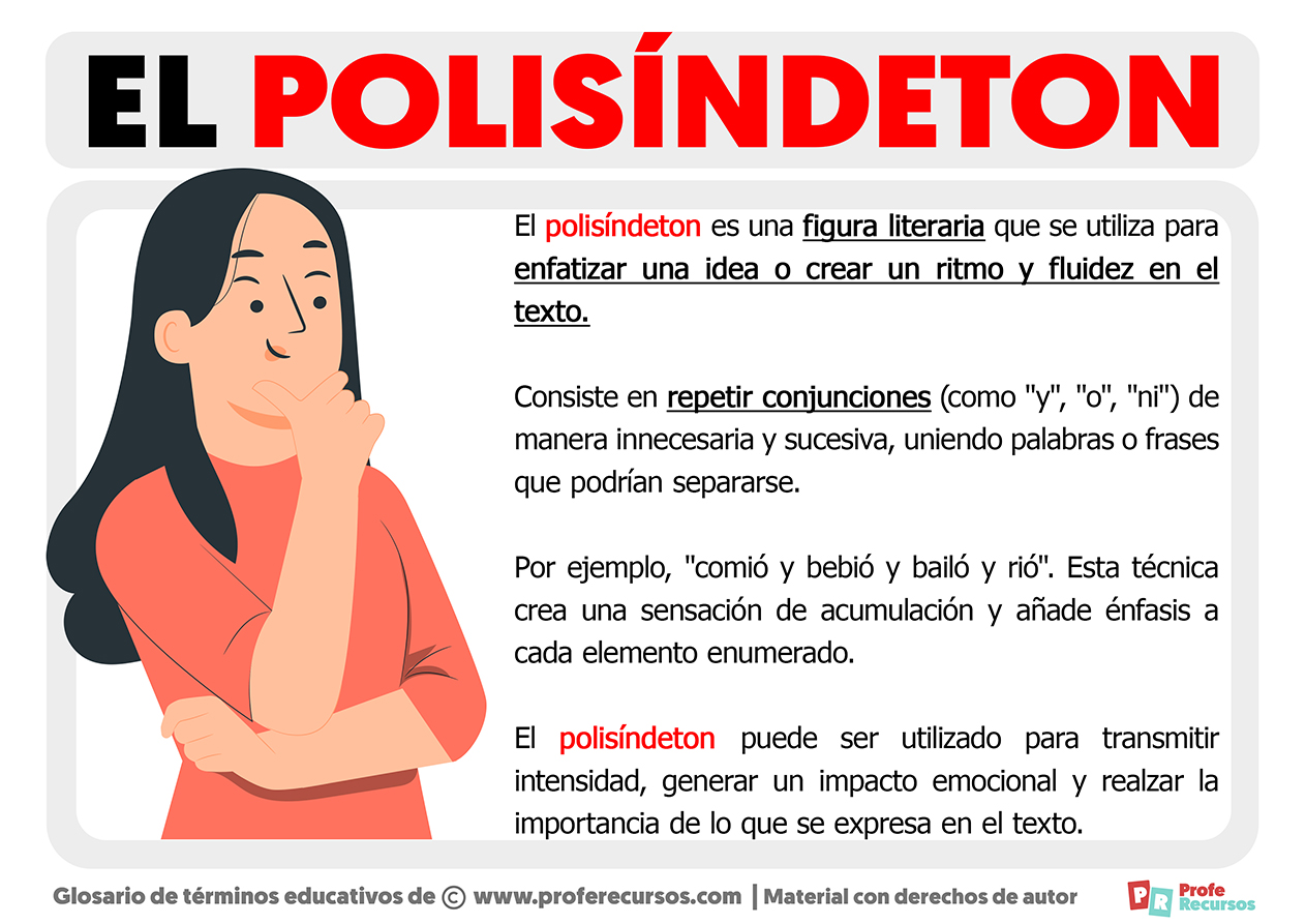 Qué es el Polisíndeton Qué es el Polisíndeton