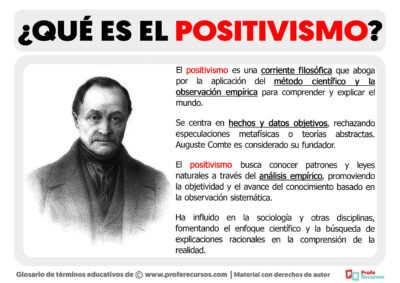 Qué es el Positivismo | Definición de Positivismo