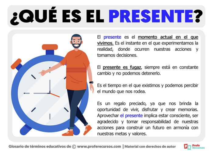 Qué es el Presente | Definición de Presente