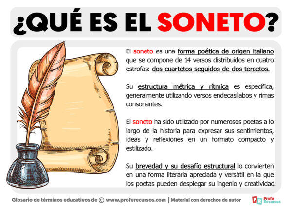 Qué es el Soneto | Definición de Soneto