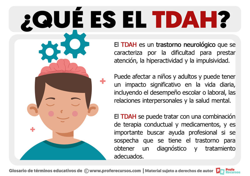 Qué es el TDAH | Definición de TDAH
