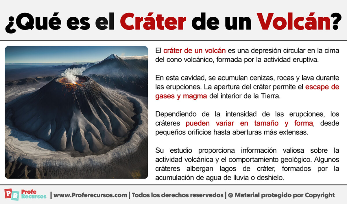 Qué es el Cráter de un Volcán