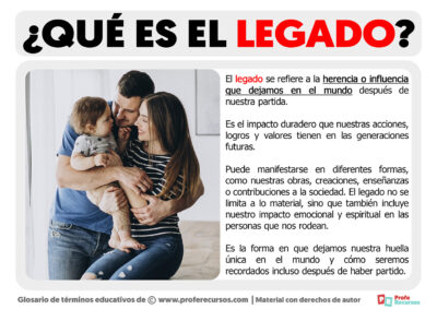Qué es el Legado | Definición de Legado