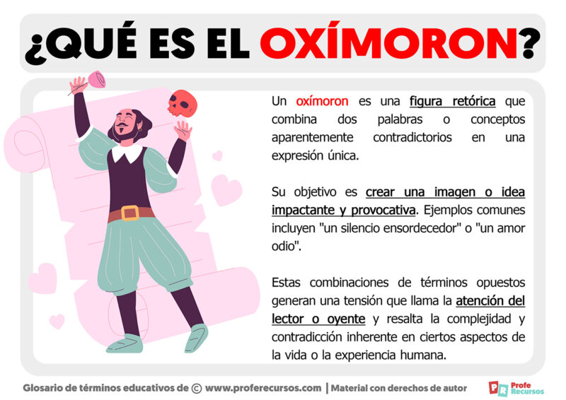 Qué es el Oxímoron | Definición de Oxímoron