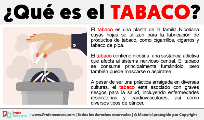 Que es el Tabaco | Definición de Tabaco