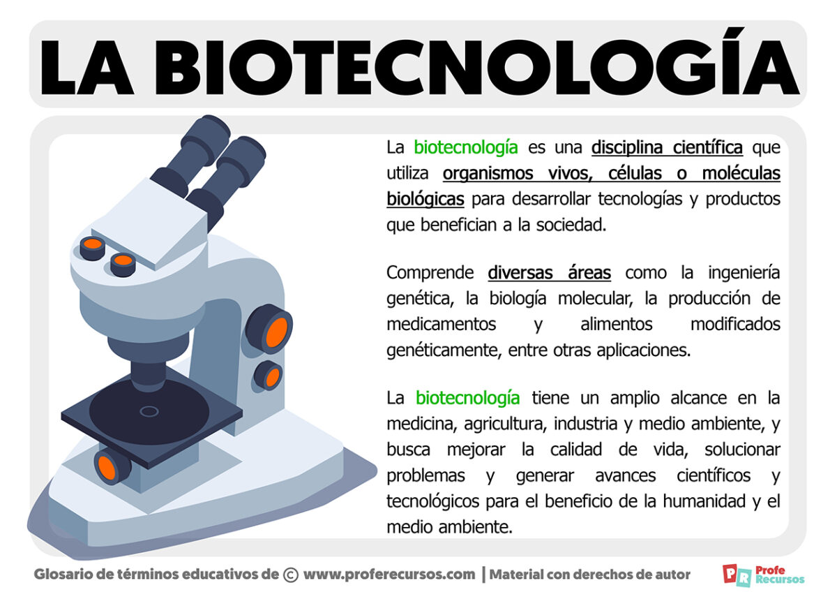 Qué es la Biotecnología