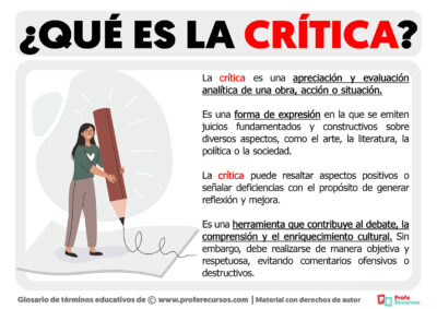 Qué es la Crítica | Definición de Crítica