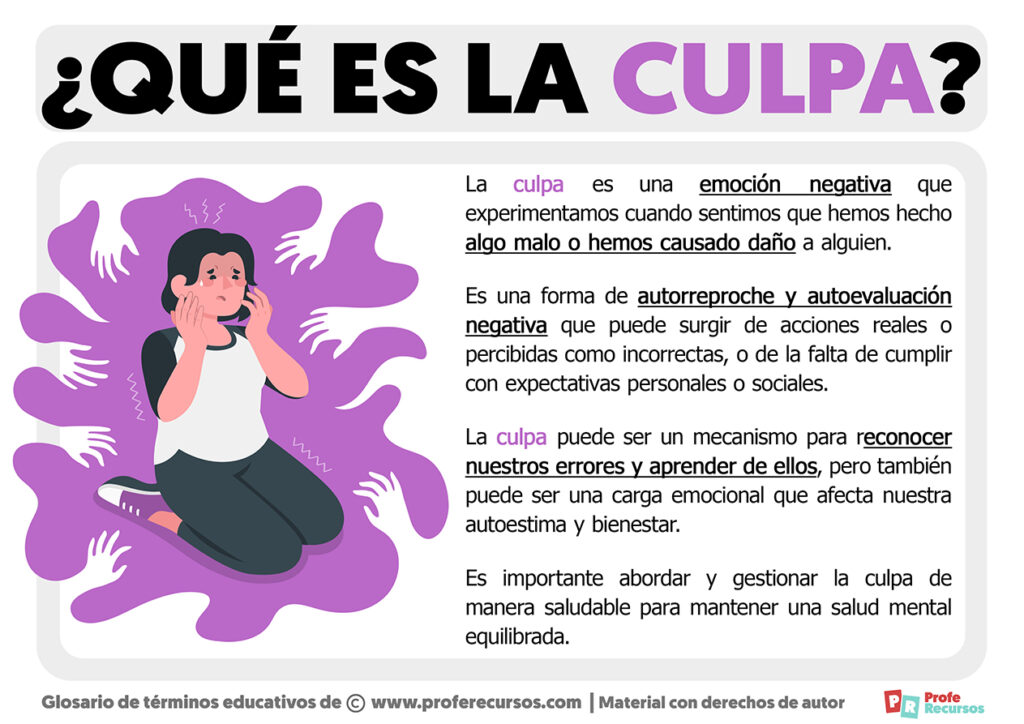 Qué Es La Culpa Definición De Culpa 