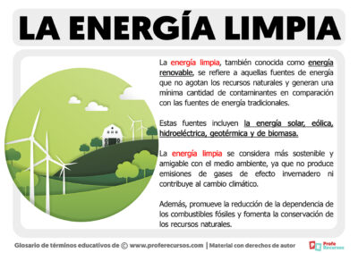 Qué es la Energía Limpia
