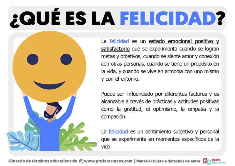 Qué es la Felicidad | Definición de Felicidad Qué es la Felicidad | Definición de Felicidad
