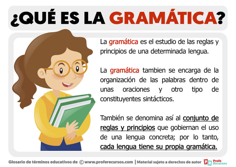 Qué es la Gramática | Definición de Gramática