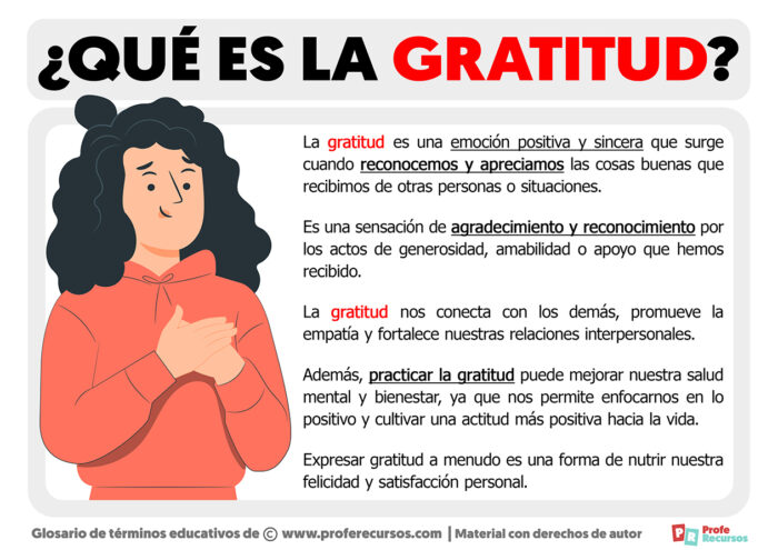 Qué es la Gratitud | Definición de Gratitud