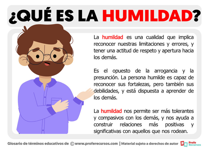 Qué es la Humildad | Definición de Humildad Qué es la Humildad | Definición de Humildad