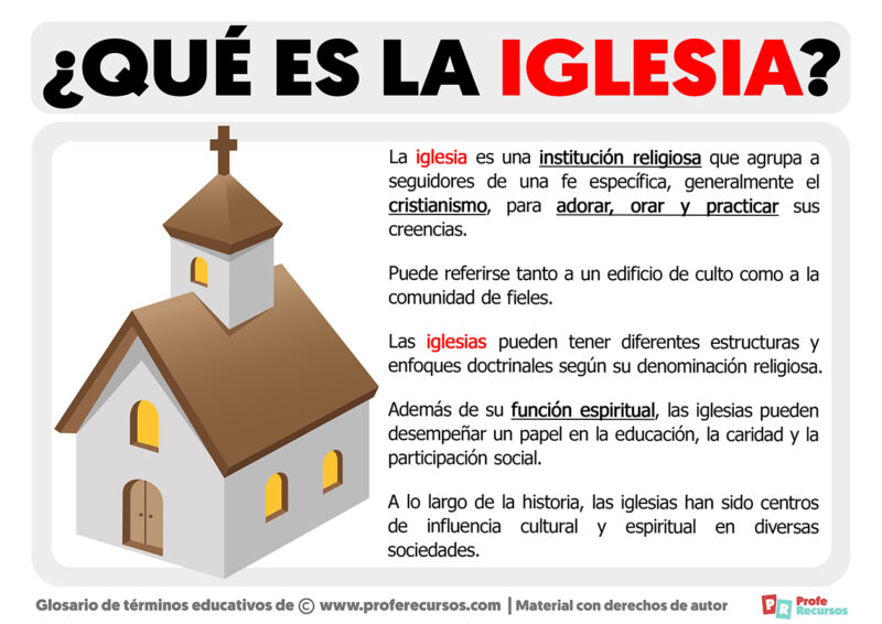 Qué es la Iglesia | Definición de Iglesia Qué es la Iglesia | Definición de Iglesia