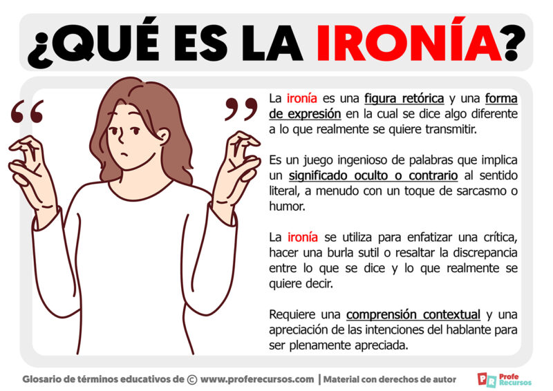 Qué es la Ironía | Definición de Ironía