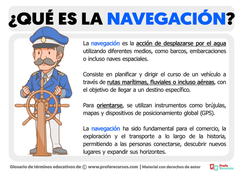 Qué es la Navegación | Definición de Navegación