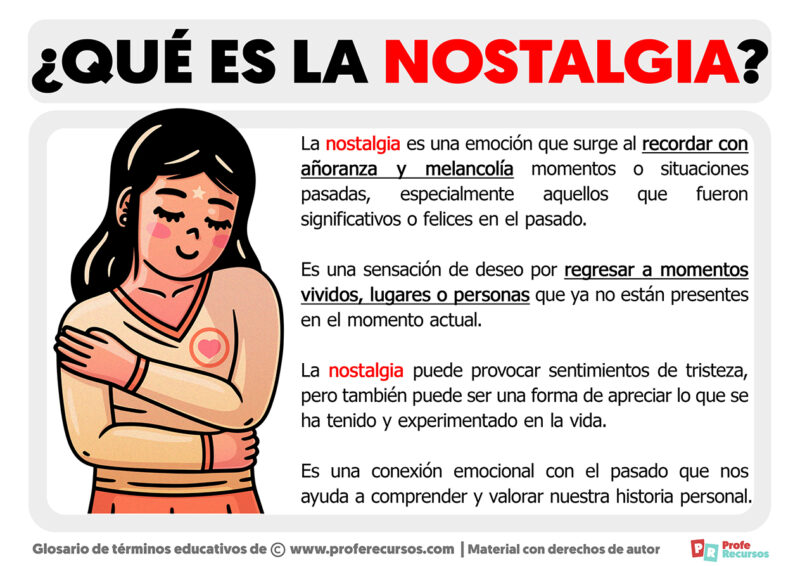 Qué es la Nostalgia | Definición de Nostalgia Qué es la Nostalgia | Definición de Nostalgia