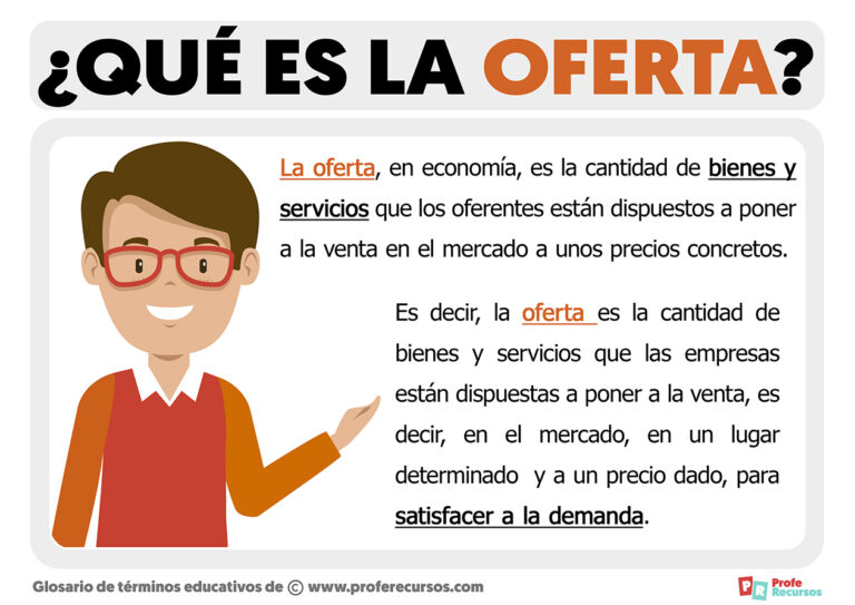 Que es la Oferta | Explicación y Ejemplos