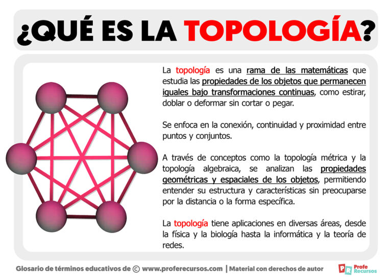 Qué es la Topología | Definición de Topología