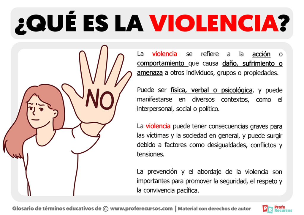 Qué Es La Violencia Definición De Violencia