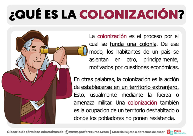 ¿Qué es la Colonización?