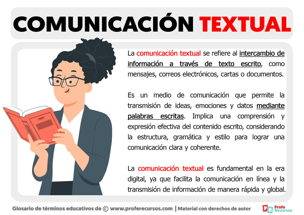 Qué es la Comunicación Textual