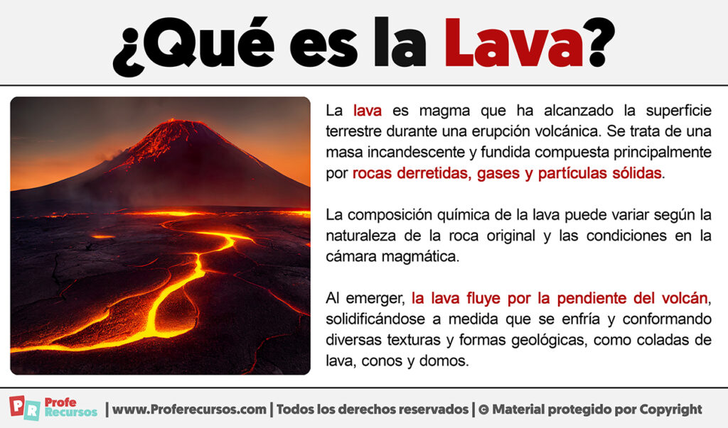 Qué es la Lava | Definición de Lava