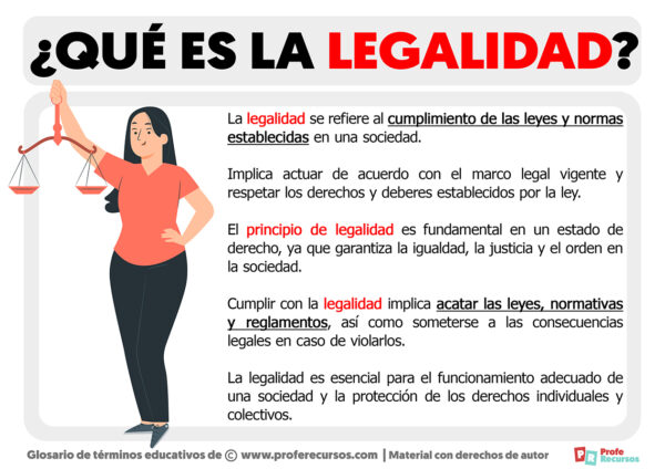 Qué es la Legalidad | Definición de Legalidad